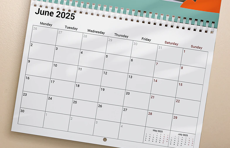 Calendrier Mural Simple | Calendriers Photo 13 Pages