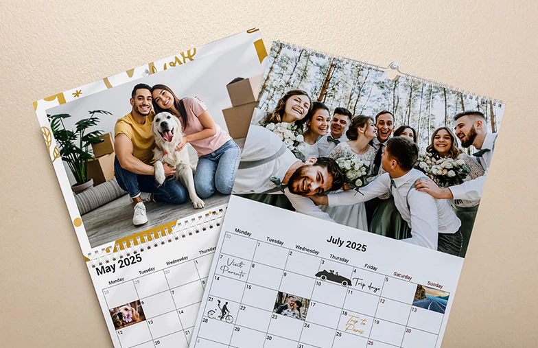 Calendrier Mural Simple | Calendriers Photo 13 Pages